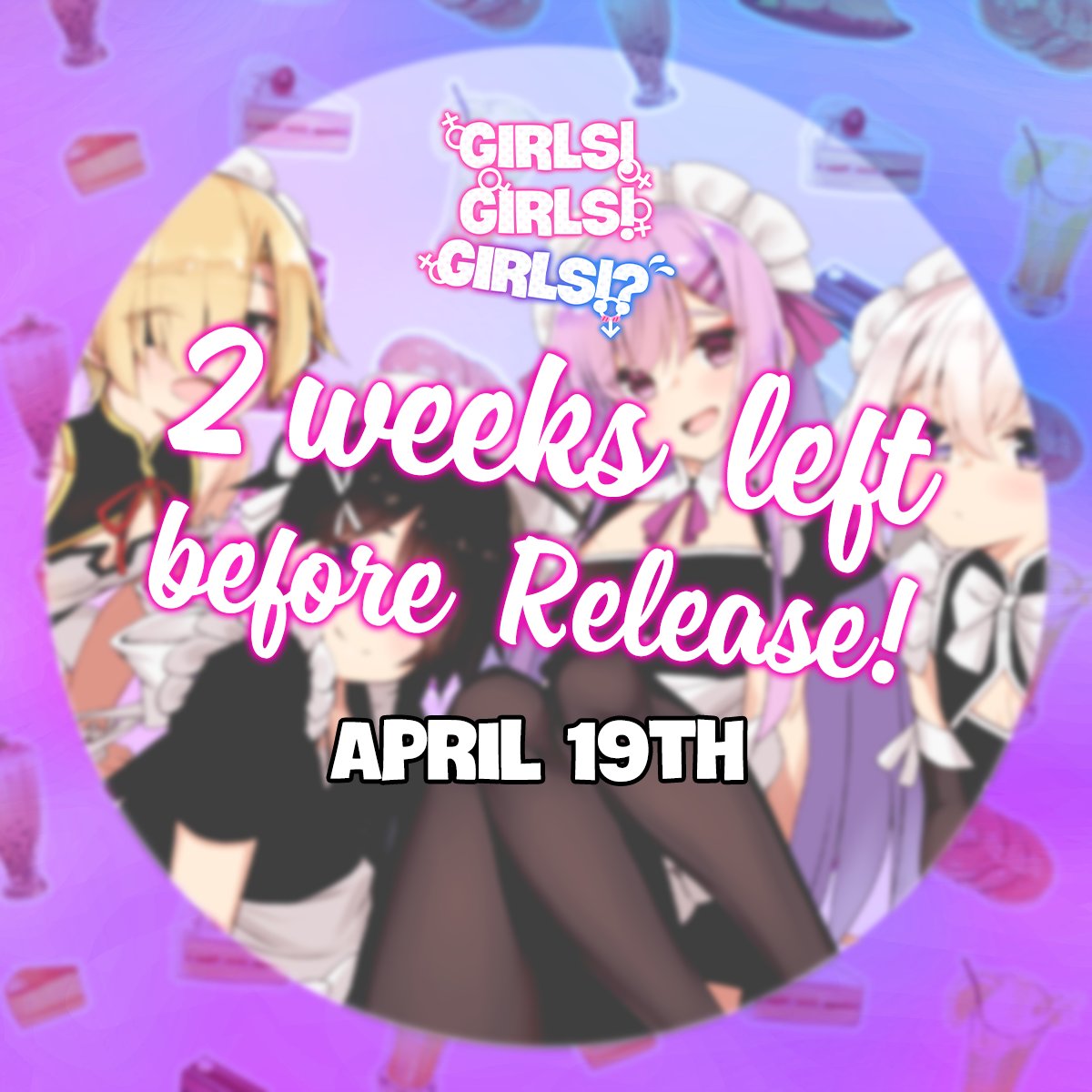 Myosuki on Twitter: "🌟 Only 2 weeks left until the release of Girls! Girls! Girls!? 🎉 Get ready ...
