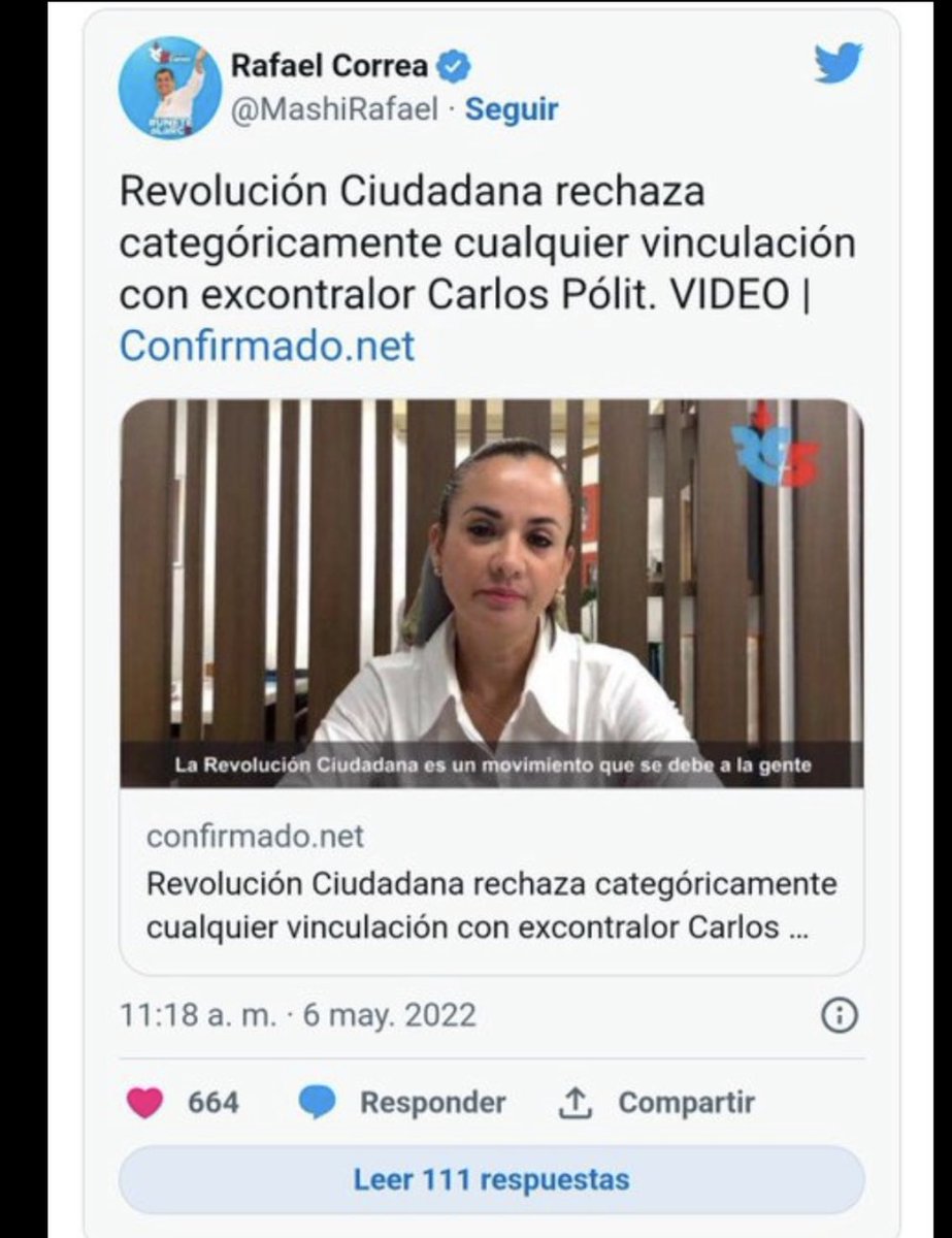 Manolita 🐶🇪🇨↙️ On Twitter Rt Tonsupaman A Polit Lo Nominaron