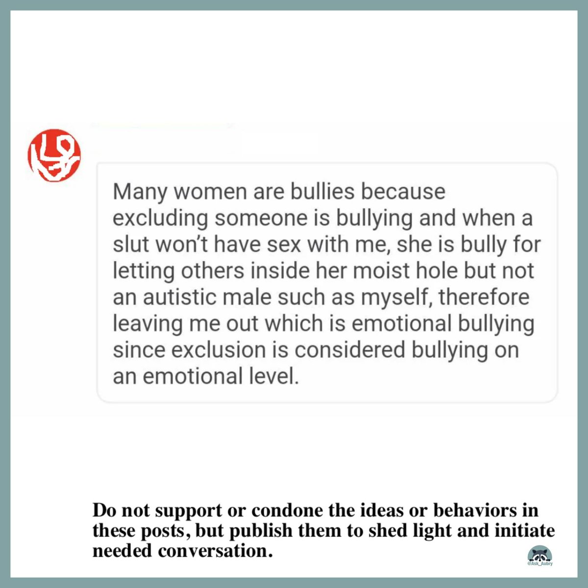 Askaubry 🦝 On Twitter Its Bullying Not To Have Sex With People We