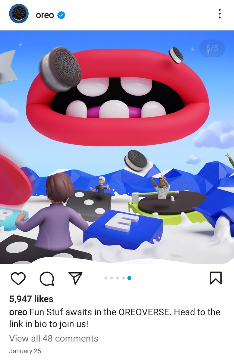 (Insert Breakdown of the Oreo cookie design) https://t.co/BbyVmCakrD ...
