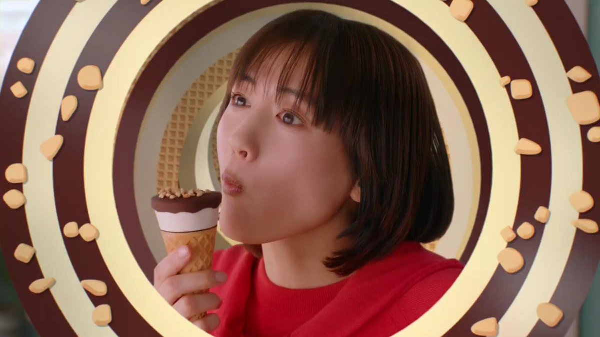 動画NOW on Twitter: "綾瀬はるか が出演する グリコ ジャイアントコーン のCM「しあわせが、とまらない」篇 https://douganow.jp/archives ...
