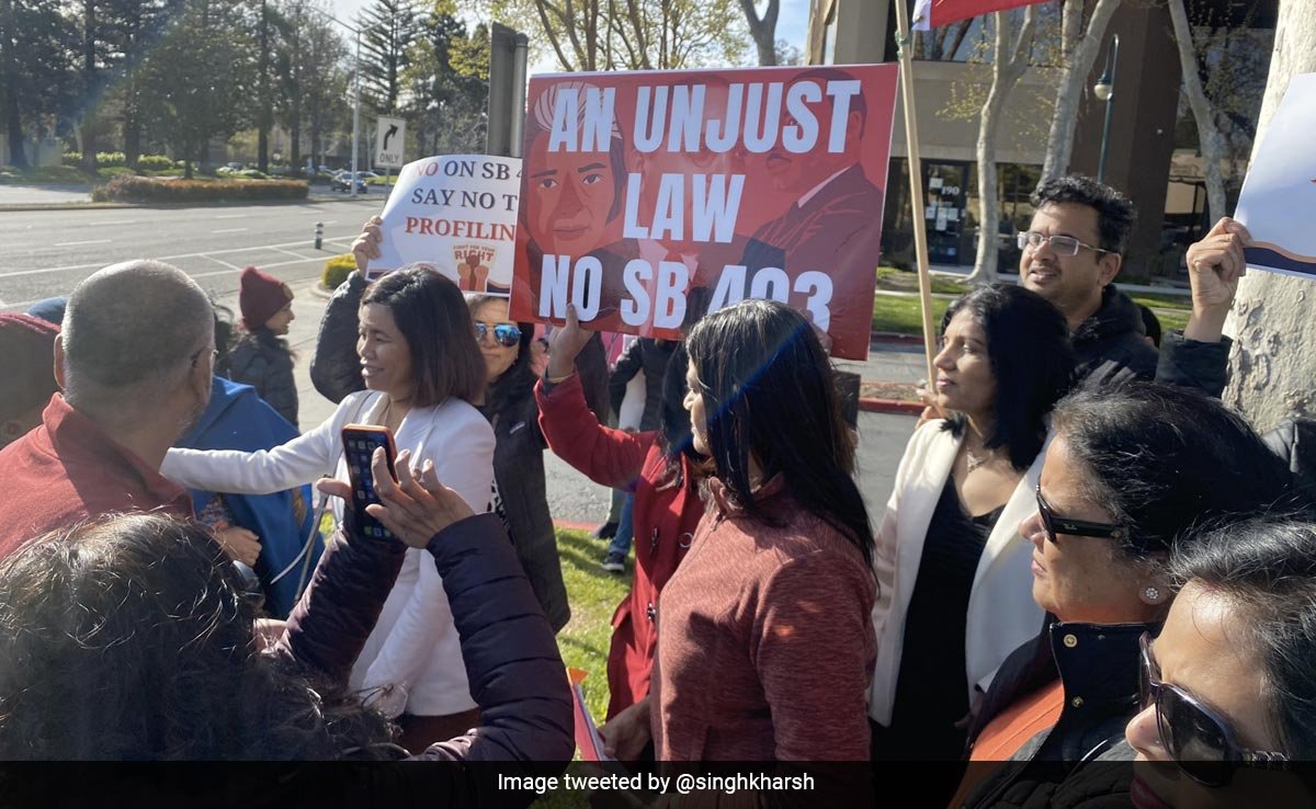 Ndtv On Twitter Indian Americans Protest Against Legislation On Caste