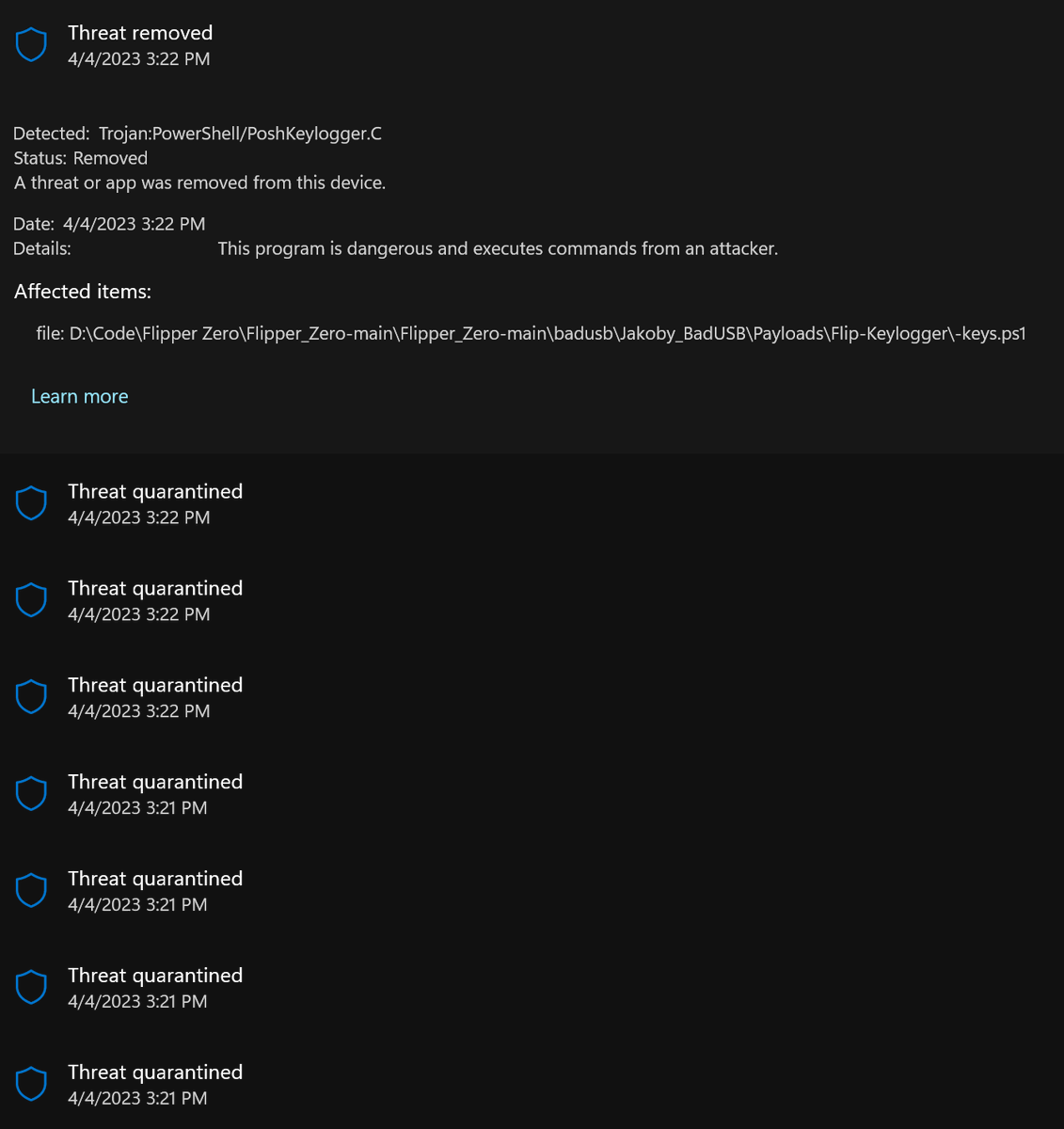 Barnacules Nerdgasm ™️ on Twitter: "I don't think Windows 11 likes my Flipper Zero very much ...
