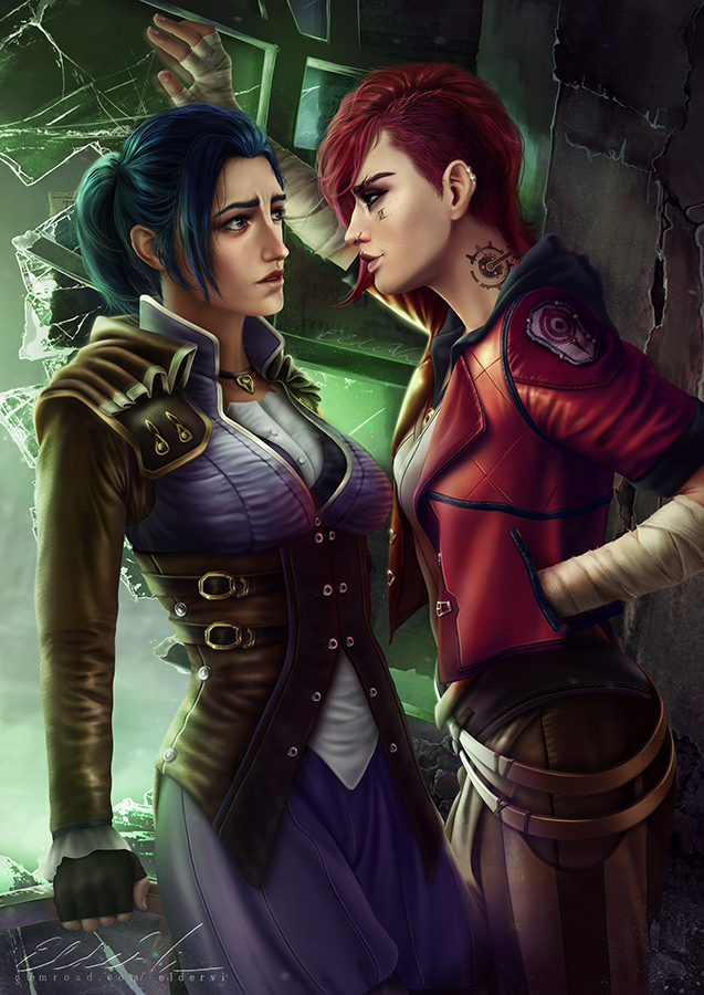 Eldervi on Twitter: "I created two of my favorite couple paintings in march so today's # ...