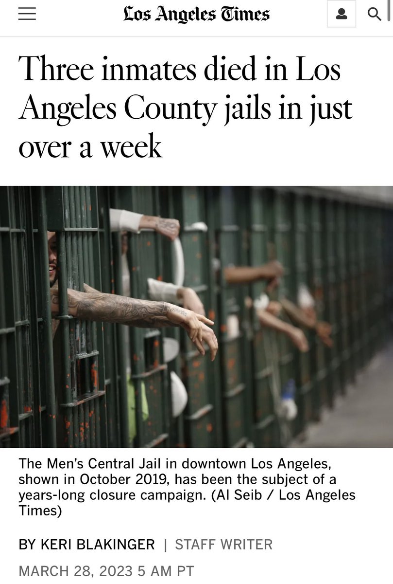 People's City Council on Twitter: "LASD in-custody deaths have increased by 175% since 2016 ...