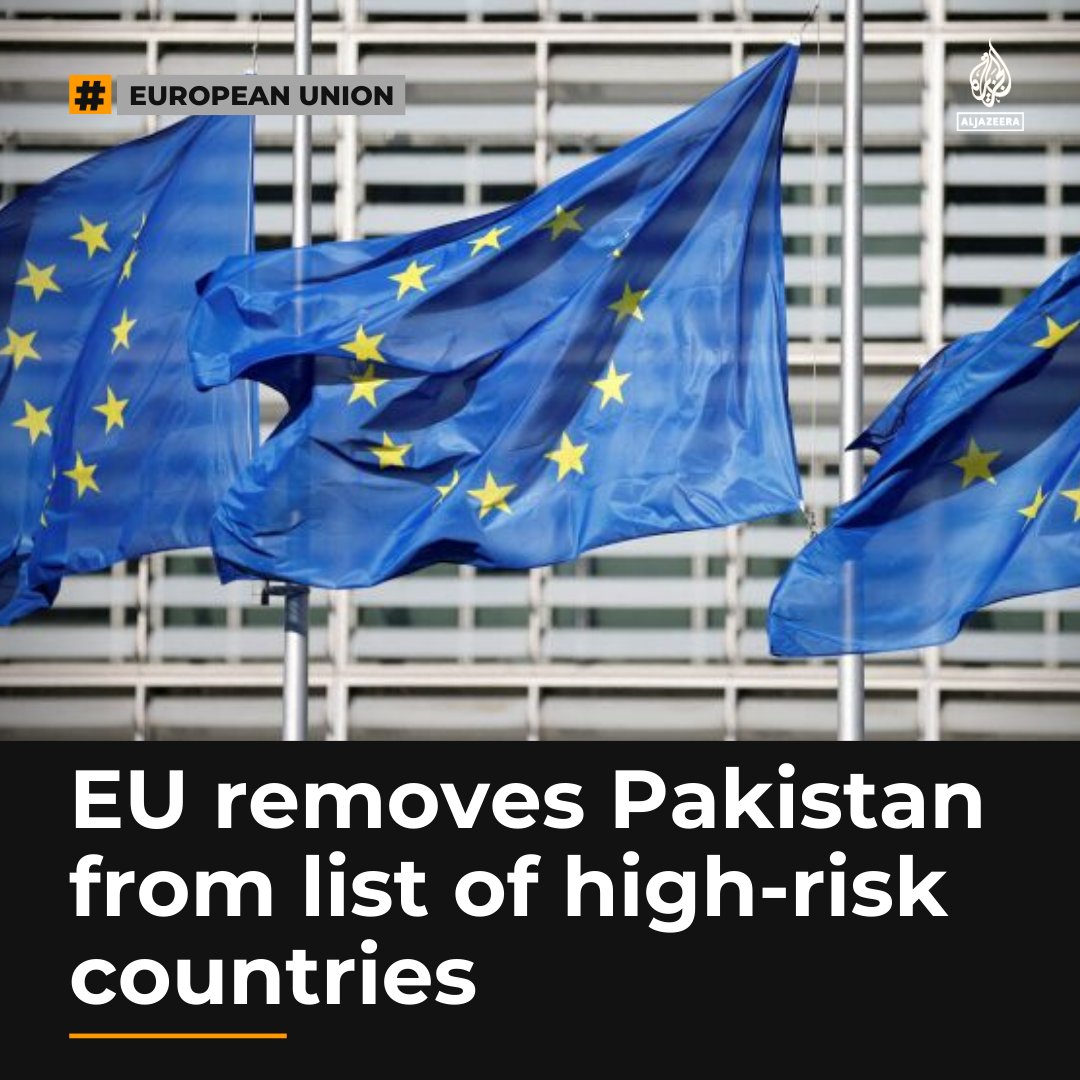 Al Jazeera English on Twitter: "The EU has removed Pakistan from its “list of high-risk third ...