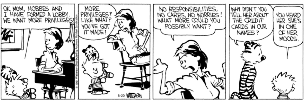 Calvin And Hobbes On Twitter Moms… Calvinandhobbes