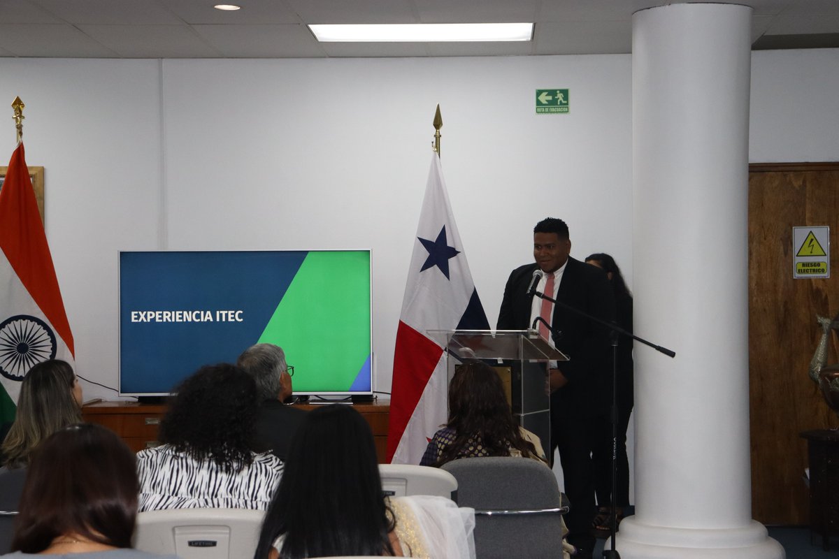 India in Panama on Twitter: "The event was followed by screening of video about ITEC and video ...