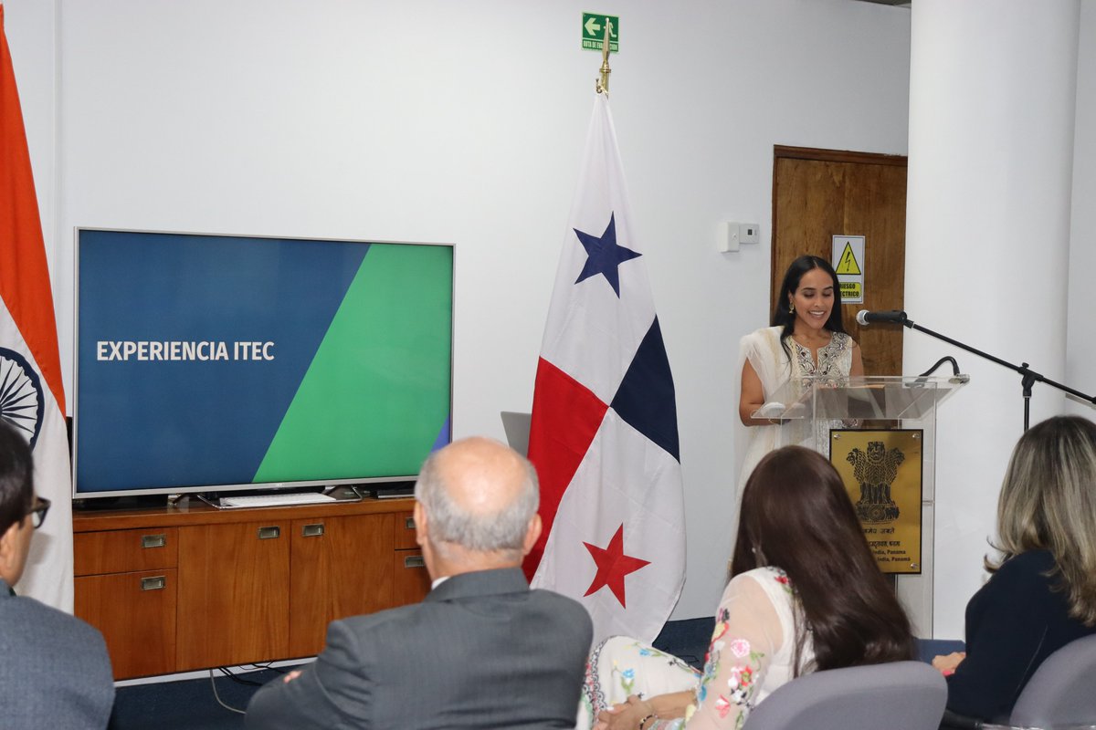 India in Panama on Twitter: "The event was followed by screening of video about ITEC and video ...