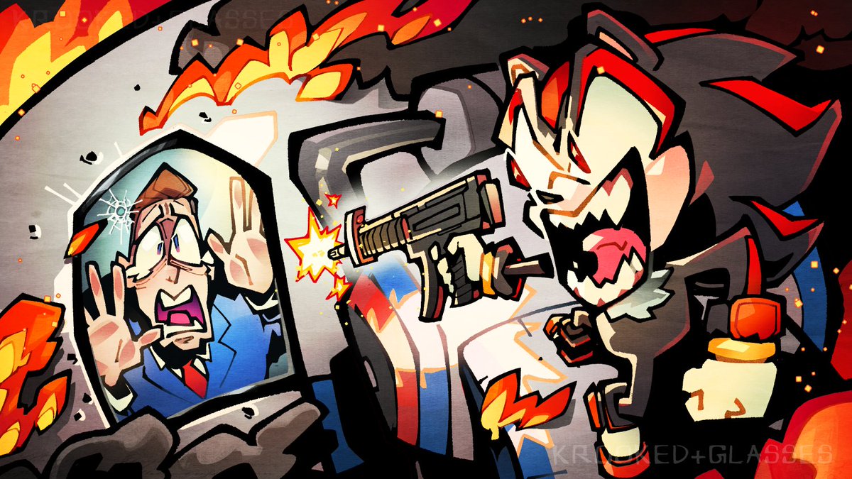 「Another intense thumbnail of wacky hedgh」| ️Amborg ️のイラスト