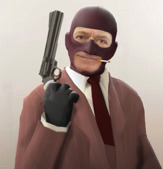 Red Spy Tf2 Mask