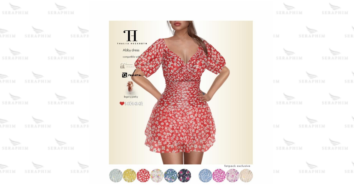 Seraphim on Twitter: "New Abby Dress At Thalia Heckroth! https://seraphimsl.com/2023/03/29/new ...