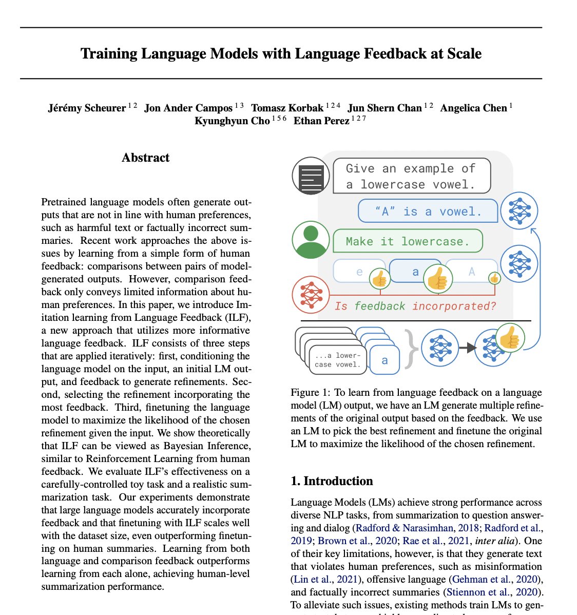 AK 🤗 in SF for the Open-Source AI meetup on Twitter: "Training Language Models with Language ...