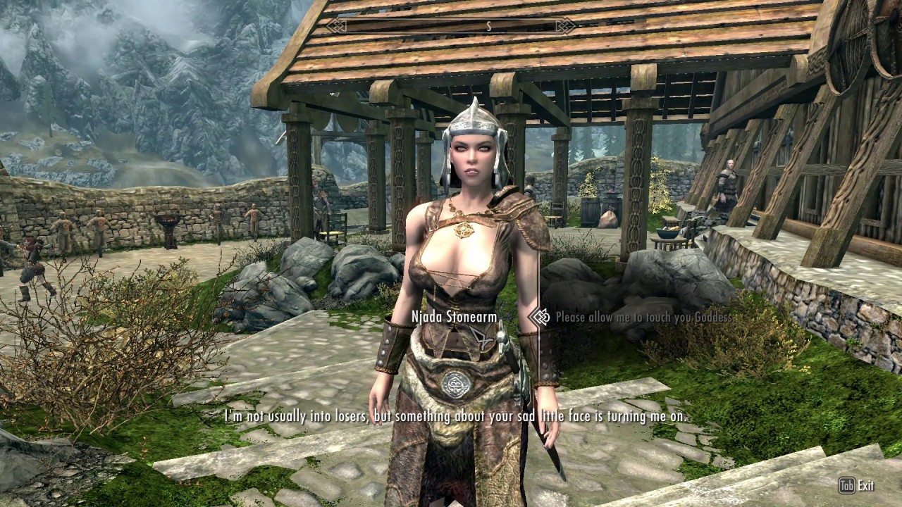 Skyrim SE MOD on Twitter: "【イマージョン/Shadowmans NPCs 28 - Njada's Stone Arms …】ンジャダ・ストーンアームはプレイヤーの ...