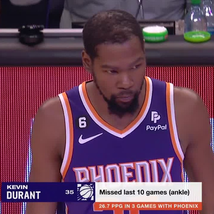 ESPN on Twitter: "KD IS BACK‼️ 📺: ESPN https://t.co/pPgnkoIFrU" / Twitter