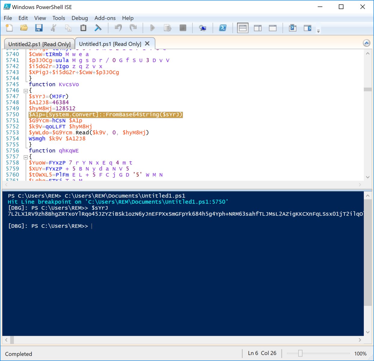 SANS.edu Internet Storm Center on Twitter: "Bypassing PowerShell Strong Obfuscation https://t.co ...