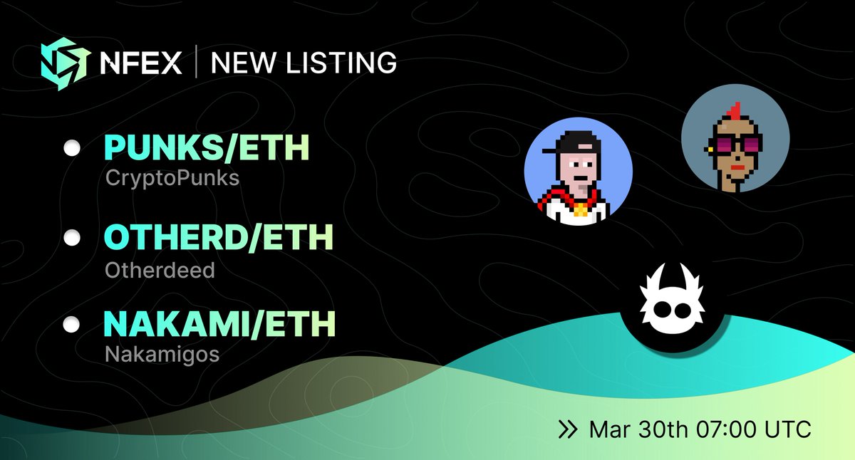 FrankYoung on Twitter: "RT @nfex_official: NEW LISTING . @Nakamigos , @cryptopunksnfts and ...