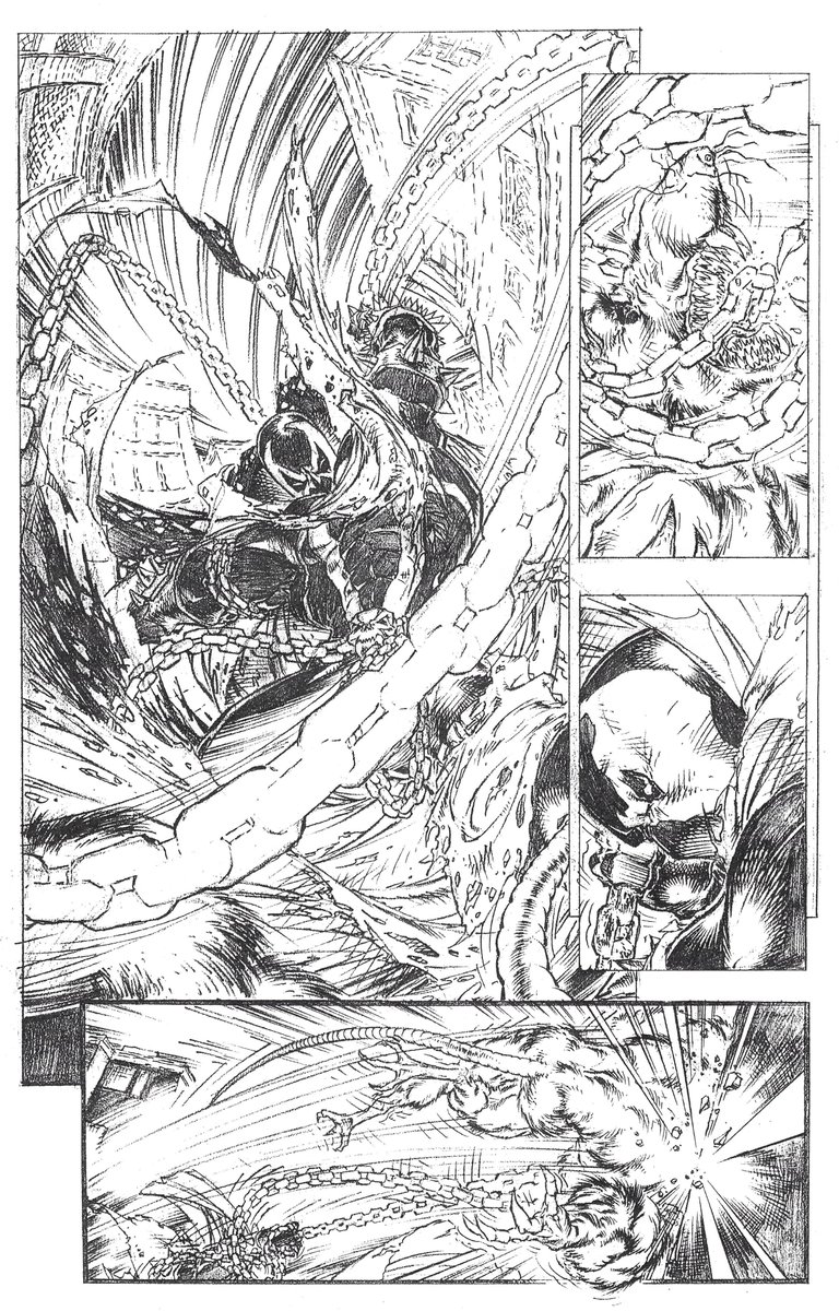 Daily Spawn Archive on Twitter: "Spawn sample pages (2000). Art by Angel Medina #Spawn"