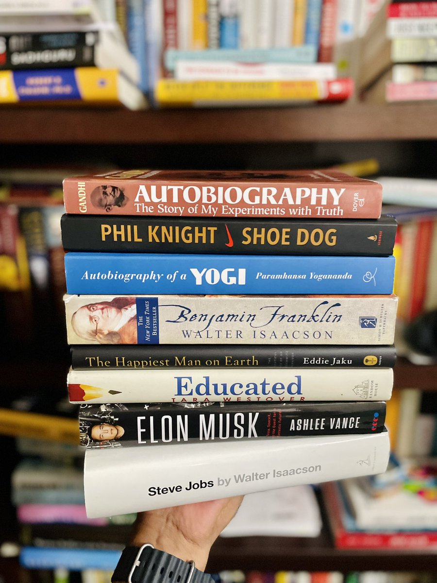 8 Inspiring must-read Autobiographies (Memoirs) of all time 🧵 - Thread ...