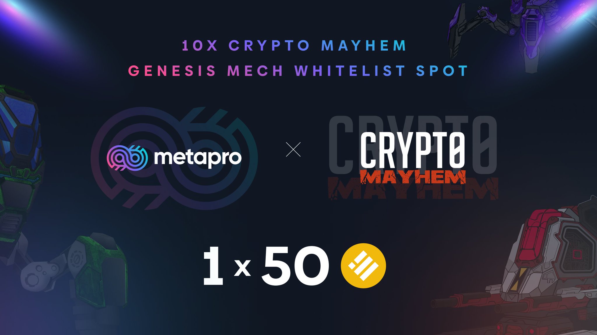 metapro on Twitter: "We would like to announce metapro x @CryptoMayhem ...