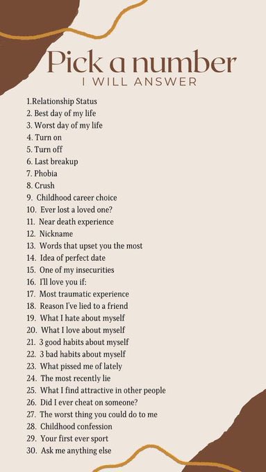 Pick A Number And Ill Answer