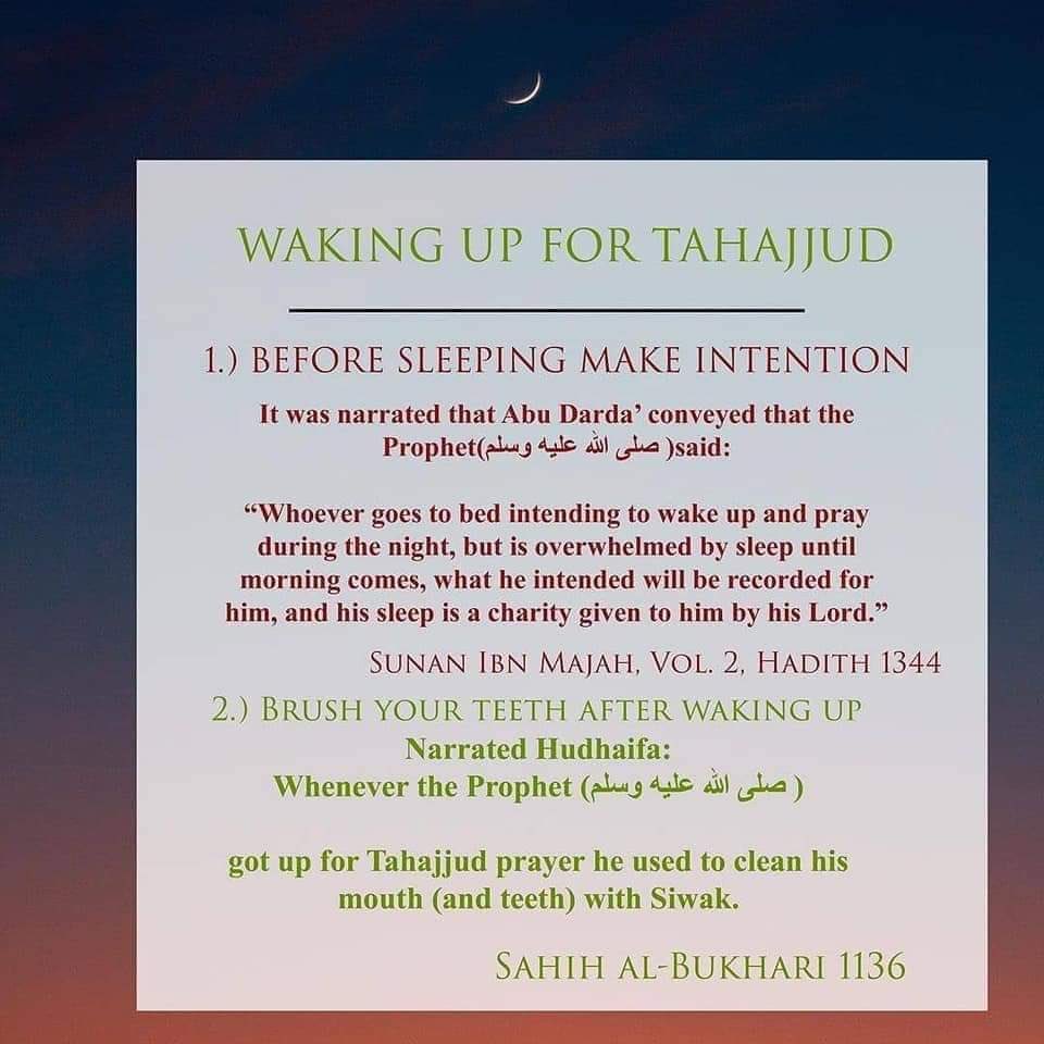 TAHAJJUD (The Night Prayer) - Thread from Allah Islam Quran ...