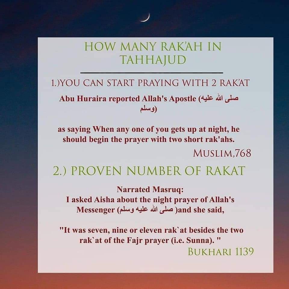 TAHAJJUD (The Night Prayer) - Thread from Allah Islam Quran ...