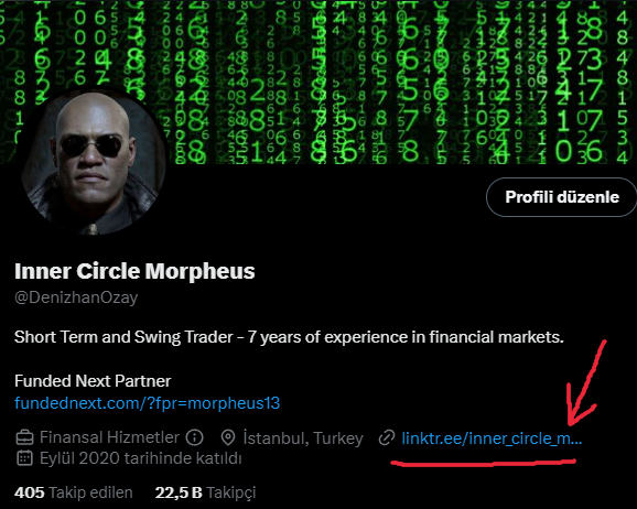 Inner Circle Morpheus on Twitter: "Linktree link is set on my bio ! You can access the telegram ...