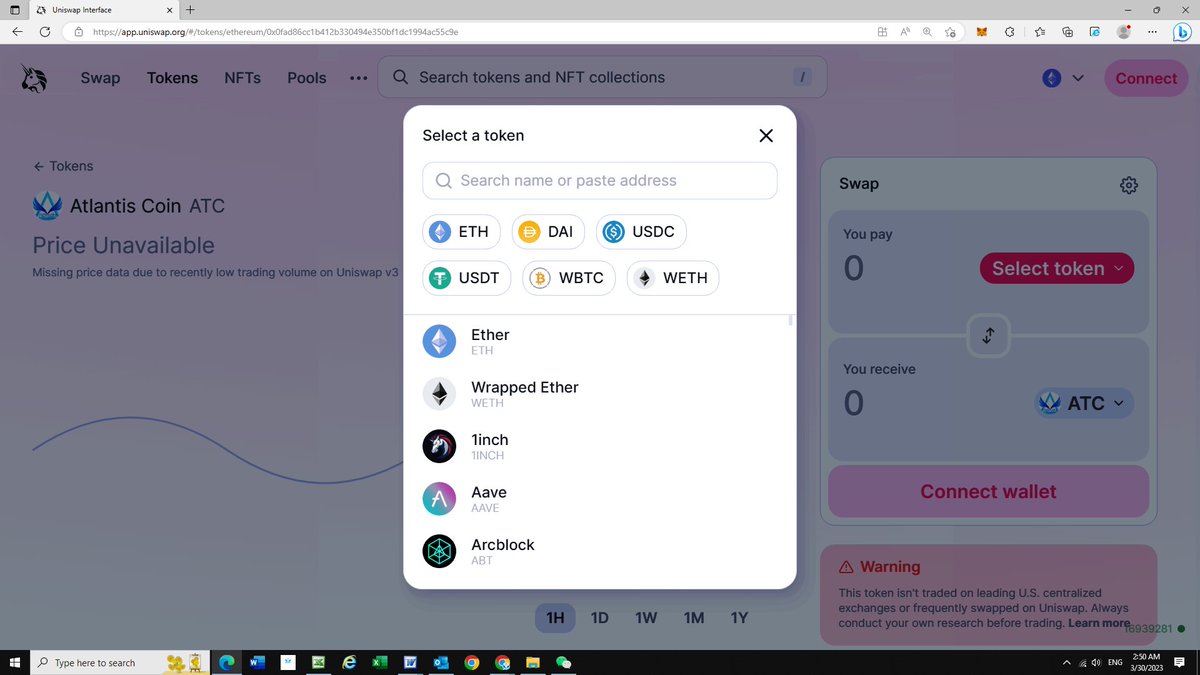 Atlantis Exchange on Twitter: "Congratulations! The ERC-20 Atlantis Coin® (ATC) has been listed ...