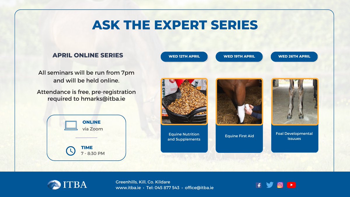 ITBA on Twitter: "🤩The popular ITBA 𝑨𝒔𝒌 𝑻𝒉𝒆 𝑬𝒙𝒑𝒆𝒓𝒕 𝑺𝒆𝒓𝒊𝒆𝒔 commences on Wed 12th April! 💻Taking ...