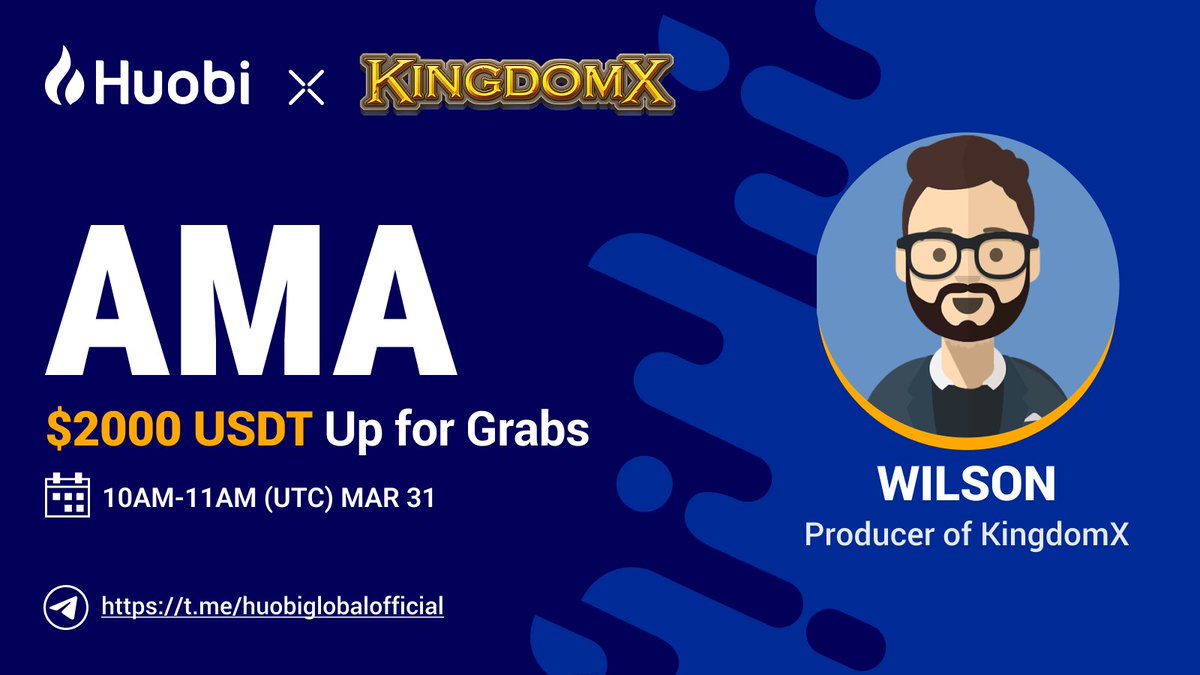 KingdomX on Twitter: "🚀Are you ready? 🔥KingdomX x @HuobiCommunity AMA🔥 🎁Join AMA to win great ...