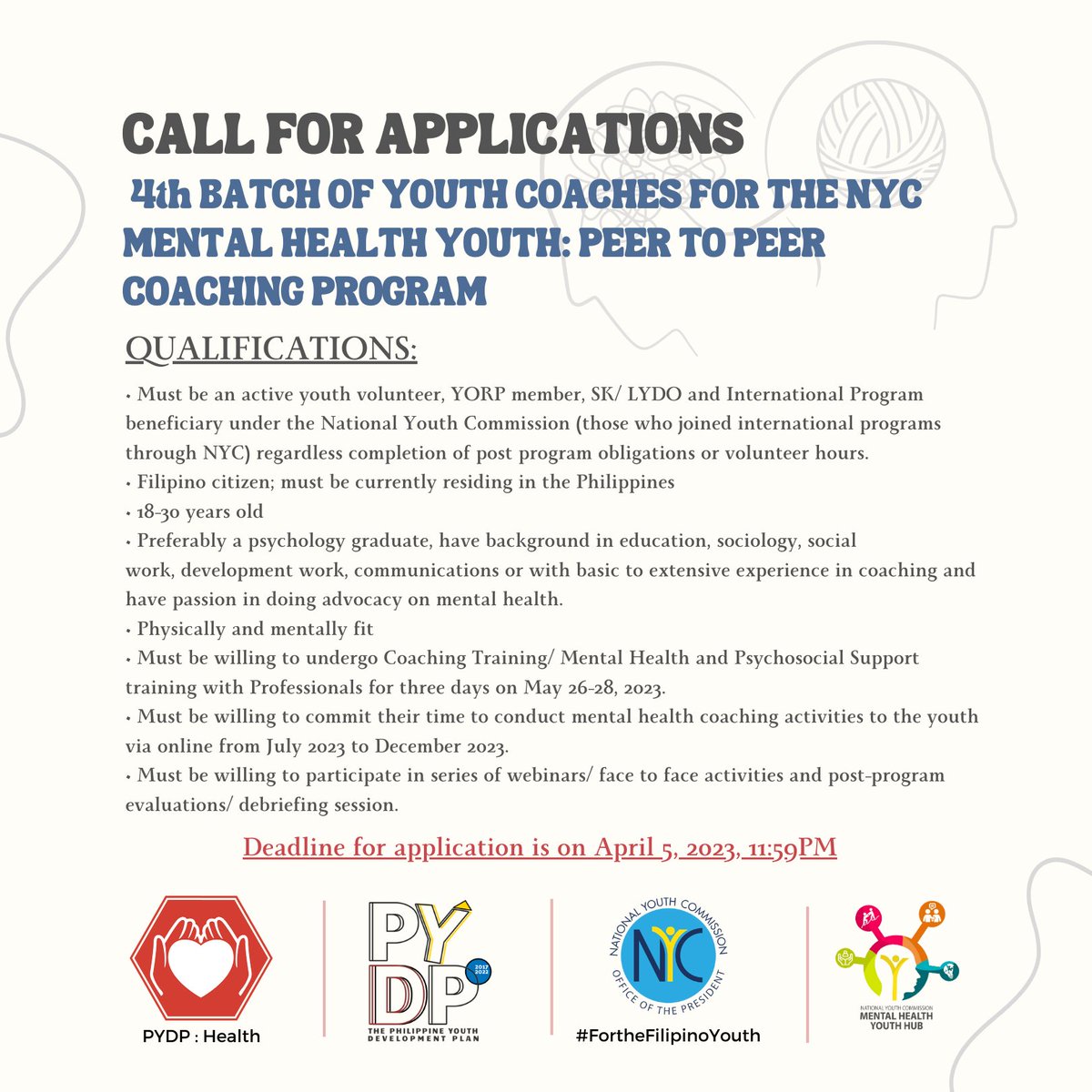 Nyc On Twitter 📢 Call For Applications Fourth Batch Of Youth