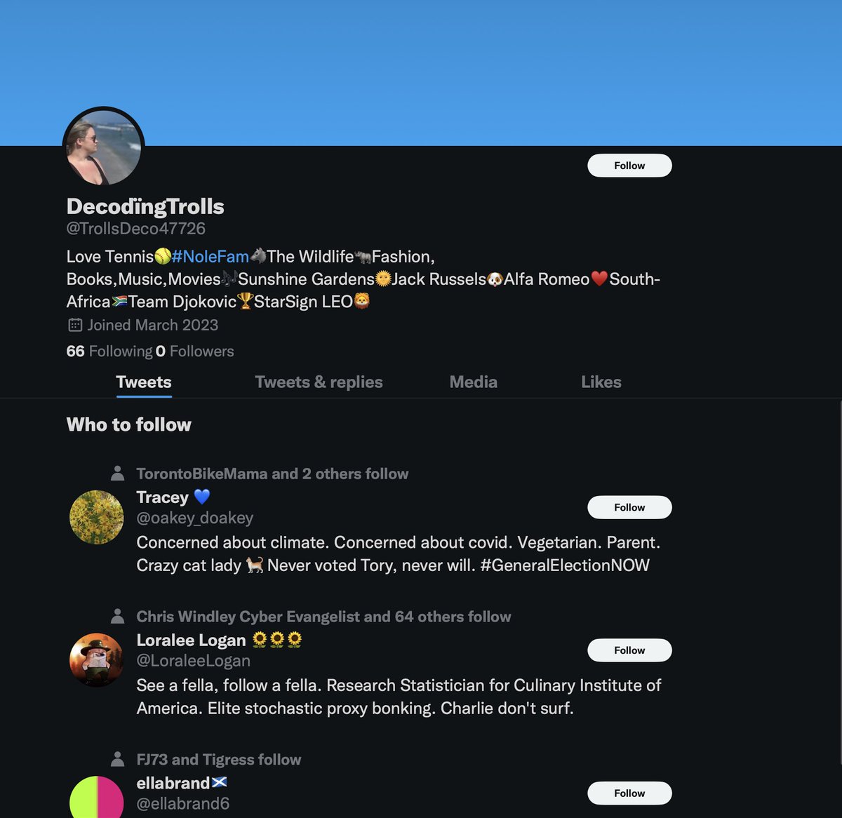 Decodïngtrolls On Twitter Got An Impersonator Who Follows Heaps Of