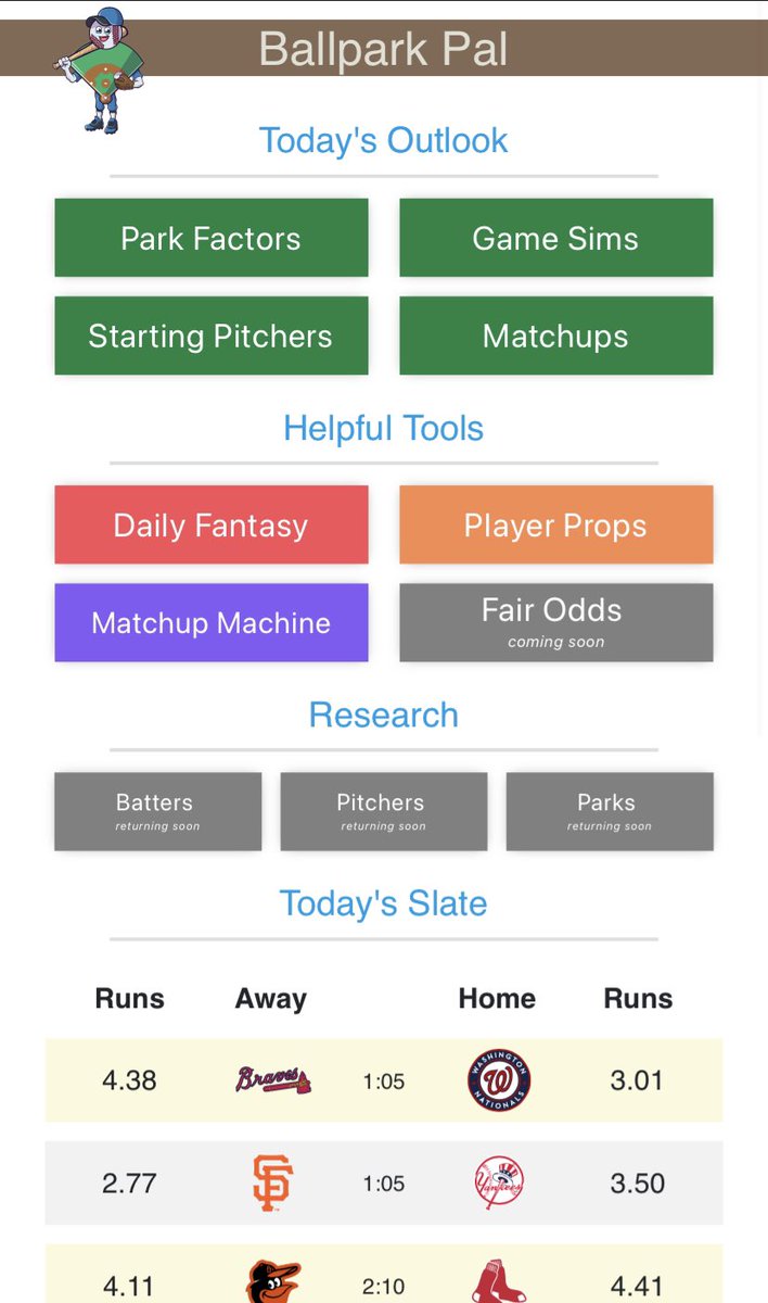 Ballpark Pal on Twitter: "Happy Opening Day! Ballpark Pal is back in ...