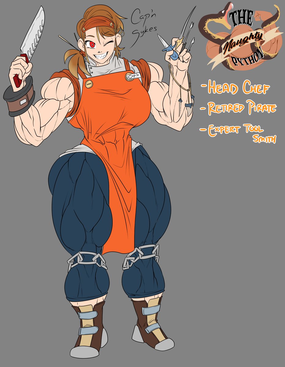 Salmonella Shark 🔞🇵🇭 on Twitter: "[Captain Sykes] Finally colored, here's the head chef of The ...