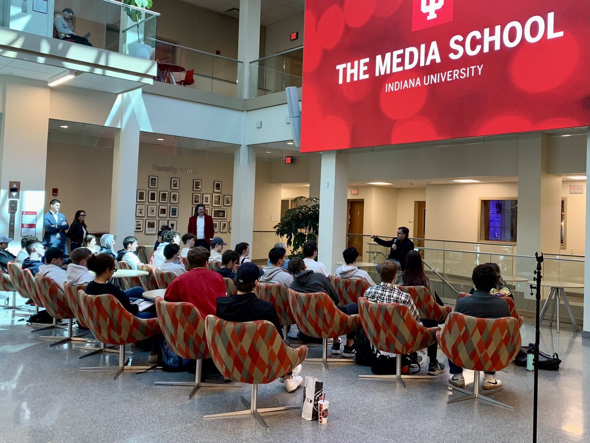 IU Media School on Twitter: "RT @zkeefer: Very cool perk for @IUMediaSchool students today: the ...