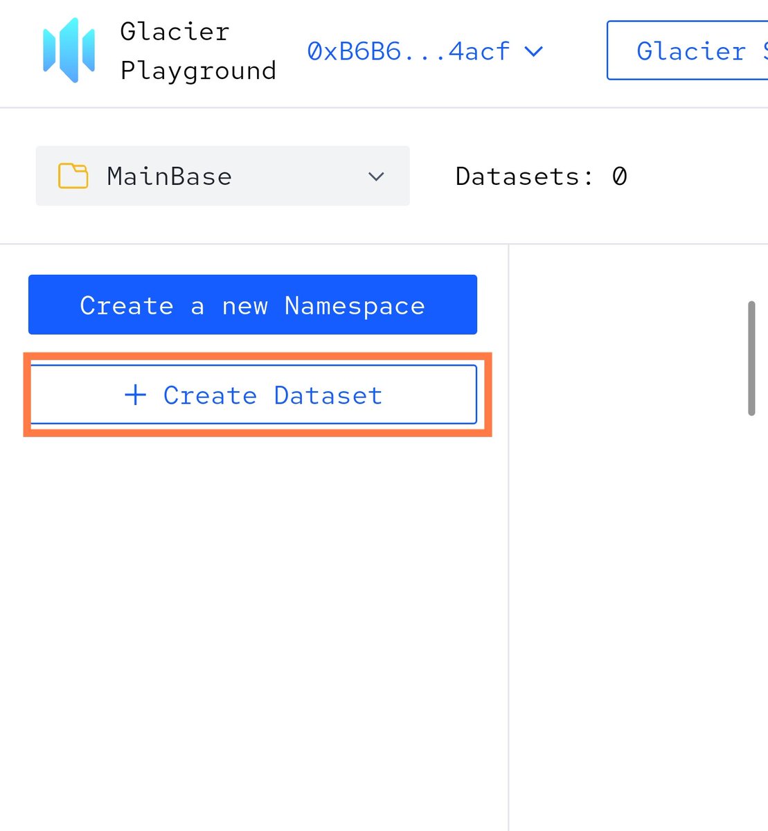 〽️ᄃムt 📜 On Twitter Click On Create Dataset Choose Dataset Name