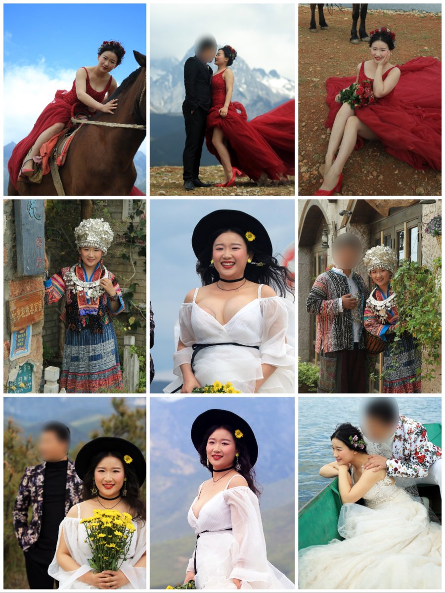 私房社 | 婚纱|新娘|写真 on Twitter: "之前本套发过预览图 新娘的胸都快甩出来了 【编号：H1818】本套402P 喜欢可以点点关注 支持一下 单套购买/进群 请私信 http ...