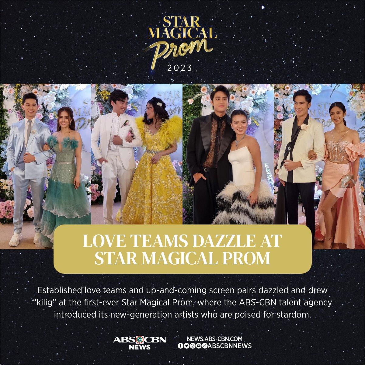 ABS-CBN News on Twitter: "LOVE IS IN THE AIR! ️ Star Magic's newest love teams dazzle the # ...