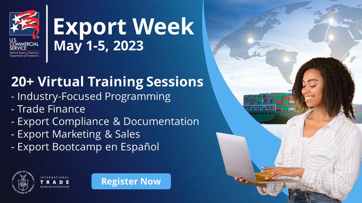 U.S. Commerce Dept. on Twitter: "RT @ExportGov: Join us for any or all of 20+ virtual tradecraft ...