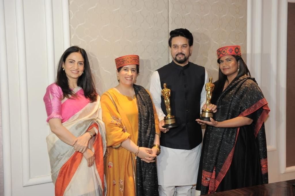 Union Minister for Information and Broadcasting Anurag Thakur met # ...