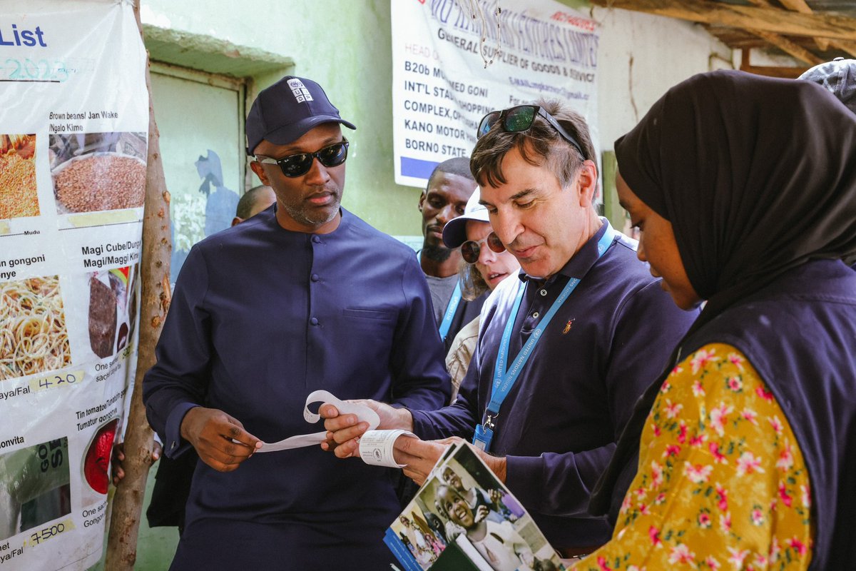 UNDP Nigeria on Twitter: "Visit to @WFP_Nigeria E-voucher redemption site at the Banki market ...