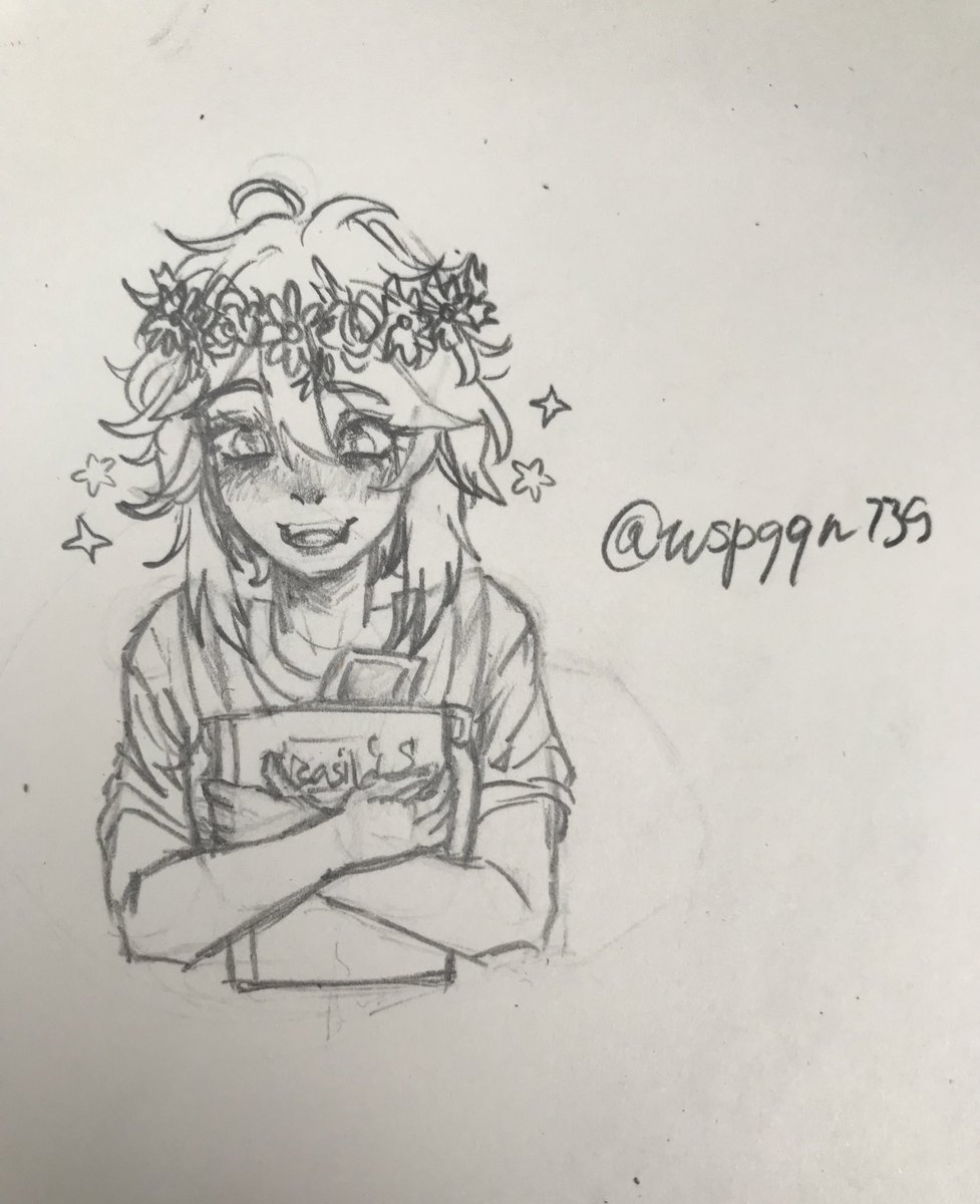 Mincy/ Bobble | PLEASE DONATE TO 🇹🇷| on Twitter: "RT @wspqqn739: Basil's little sketch in my ...