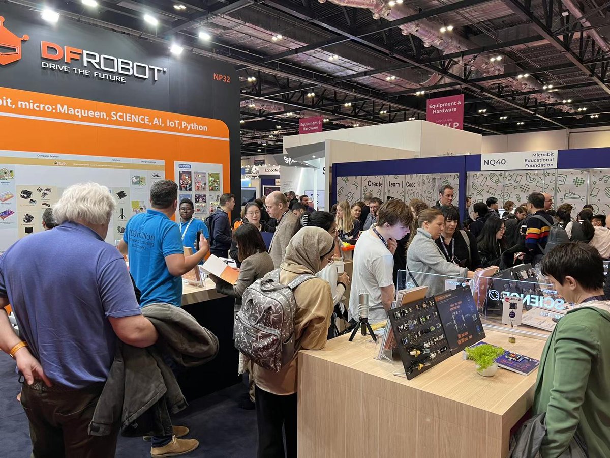 DFRobot on Twitter: "👋Hello from @bett_show! Come to meet the team at stand NP32 😁 🎉 #bett # ...