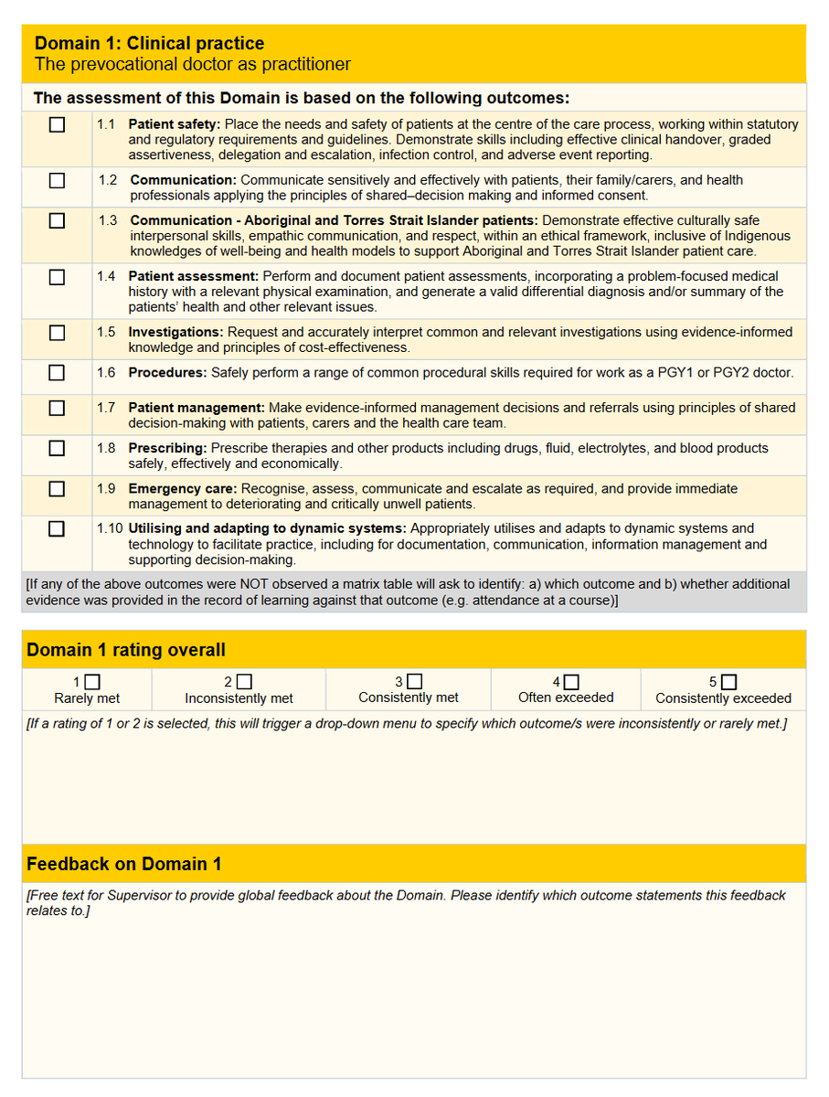Notes on the Australian Medical Council (AMC) National Framework for ...