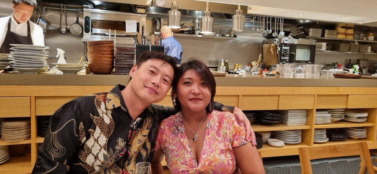 Last night in Fukuoka, me and wife thoroughly enjoyed ourselves. French ...