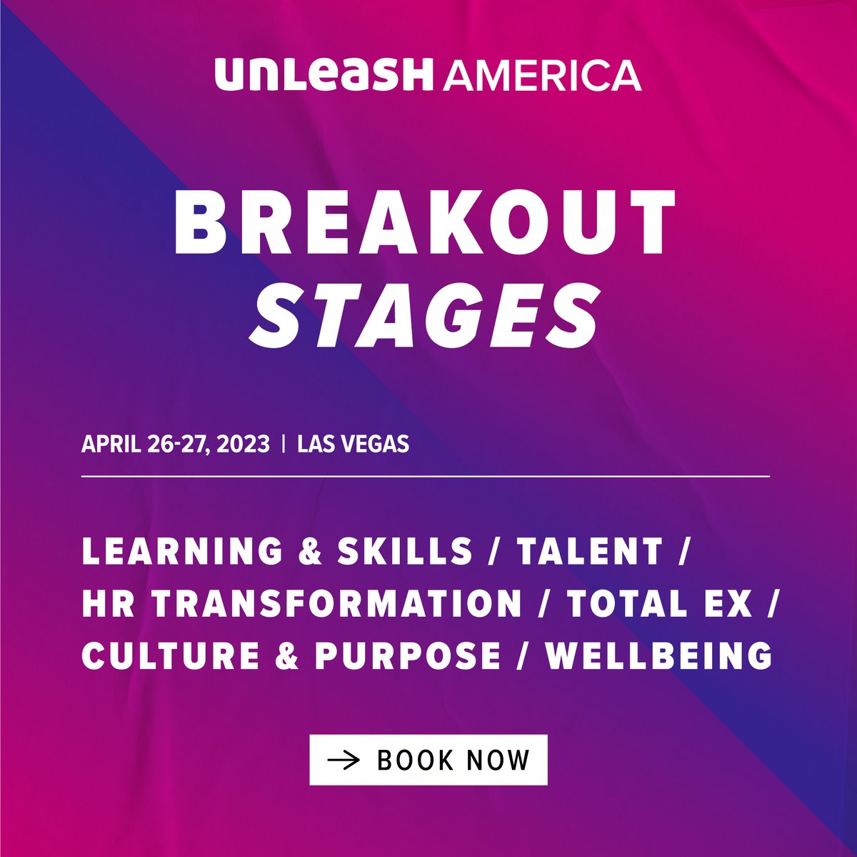 UNLEASH on Twitter: "There are over 50 breakout sessions with expert case-studies, panel ...