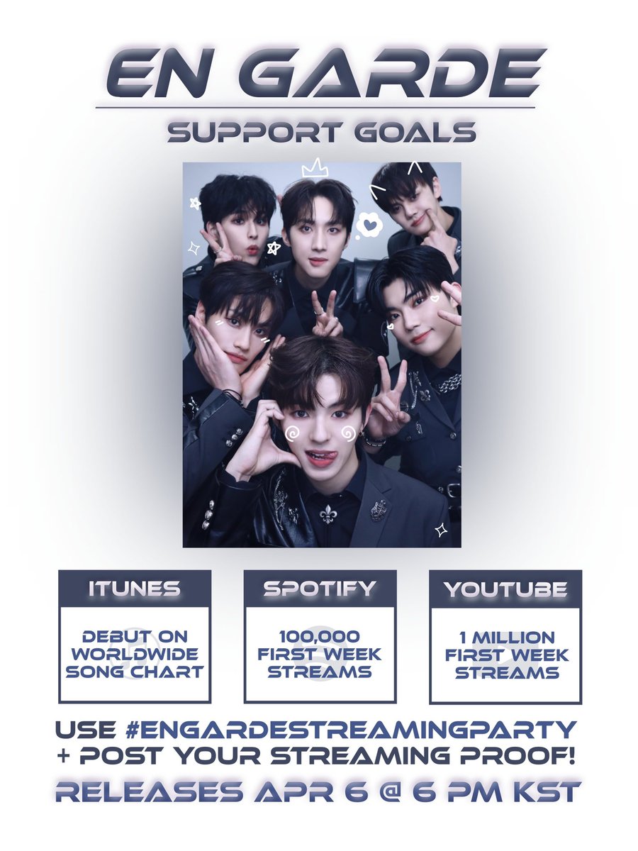 JUNHYEON GLOBAL on Twitter: "RT @EnGardeTeam: 📢 EN GARDE GOALS ANNOUNCEMENT We are aiming for ...