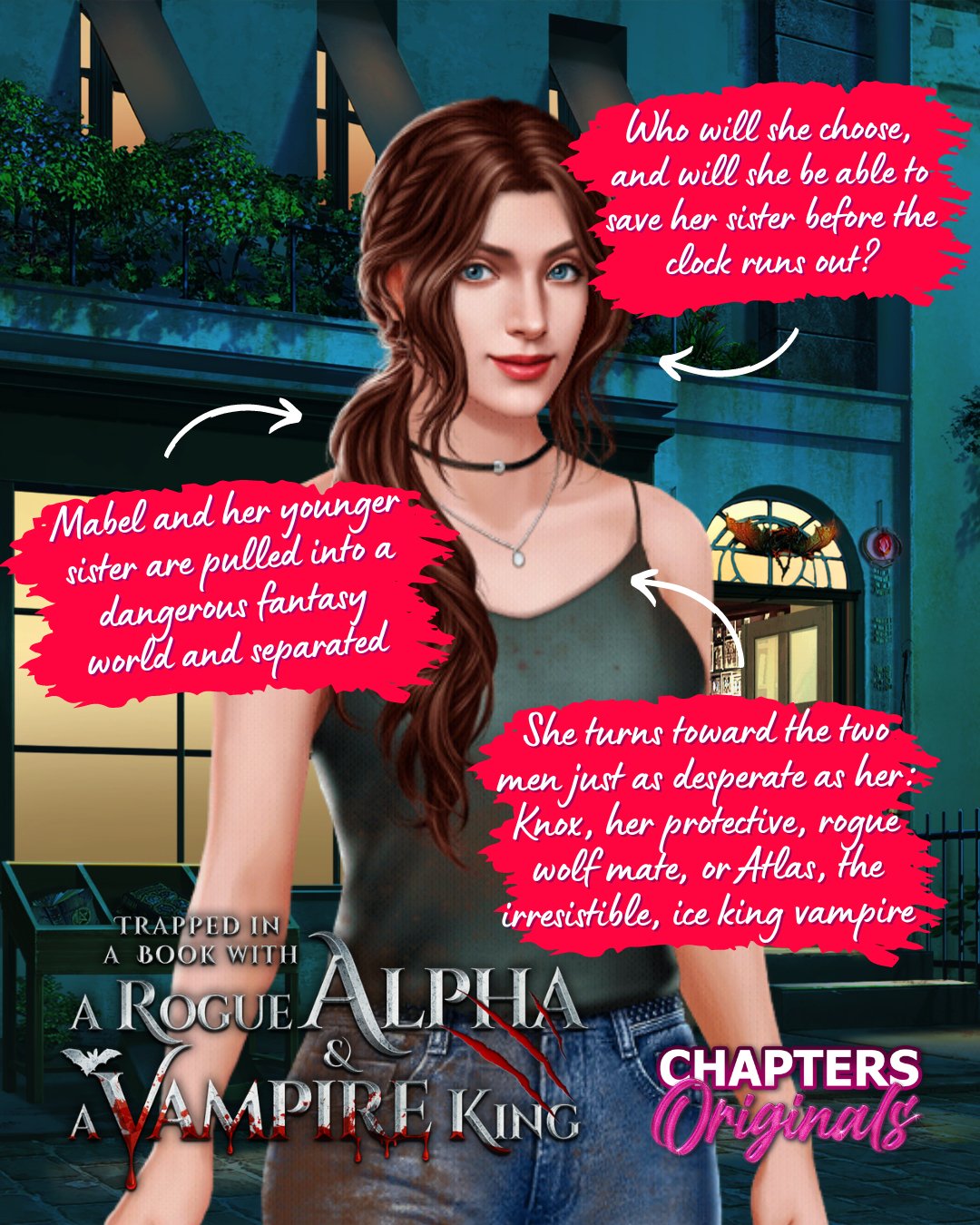 Chapters: Interactive Stories on Twitter: "Trapped in a Book With a Rogue Alpha & a Vampire King ...