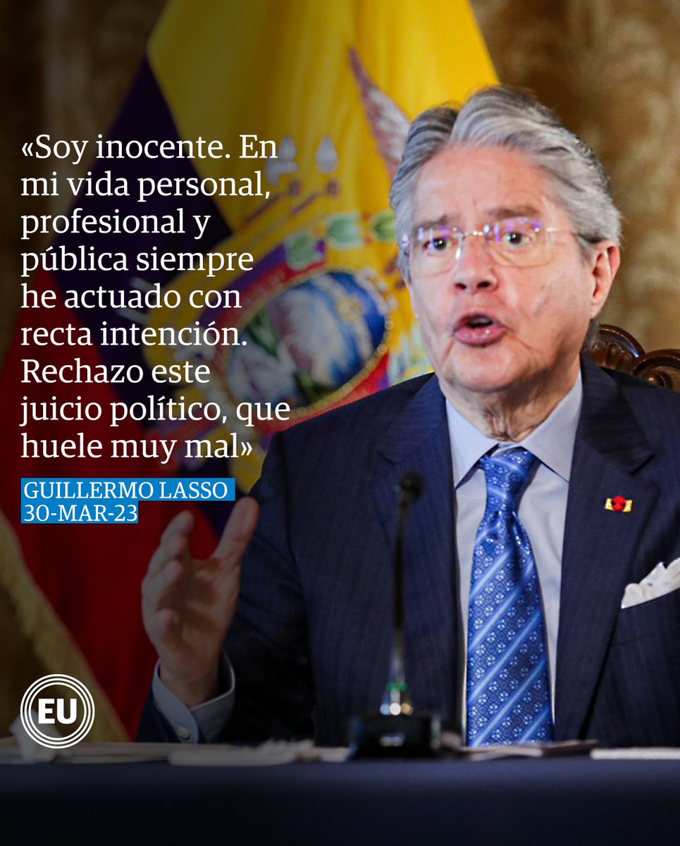El Universo On Twitter En Vivo El Presidente Guillermo Lasso Envía